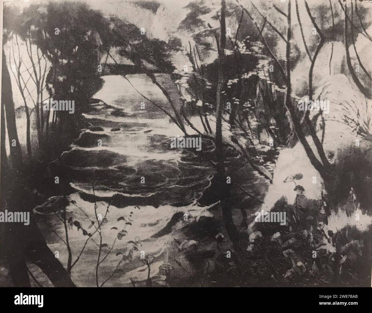 Witkacy - Potok (Pejzaż wiosenny w Zakopanem), ok. 1912 Stock Photo - Alamy