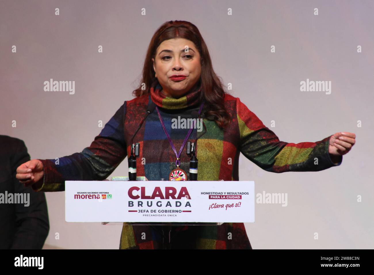 Mexico City, Mexico. 20th Dec, 2023. The Sole Precandidate for Head of ...