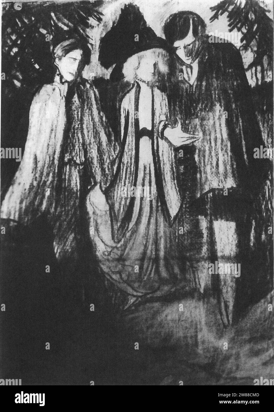 Witkacy - Zaginione obrazy i rysunki - 004 Stock Photo - Alamy