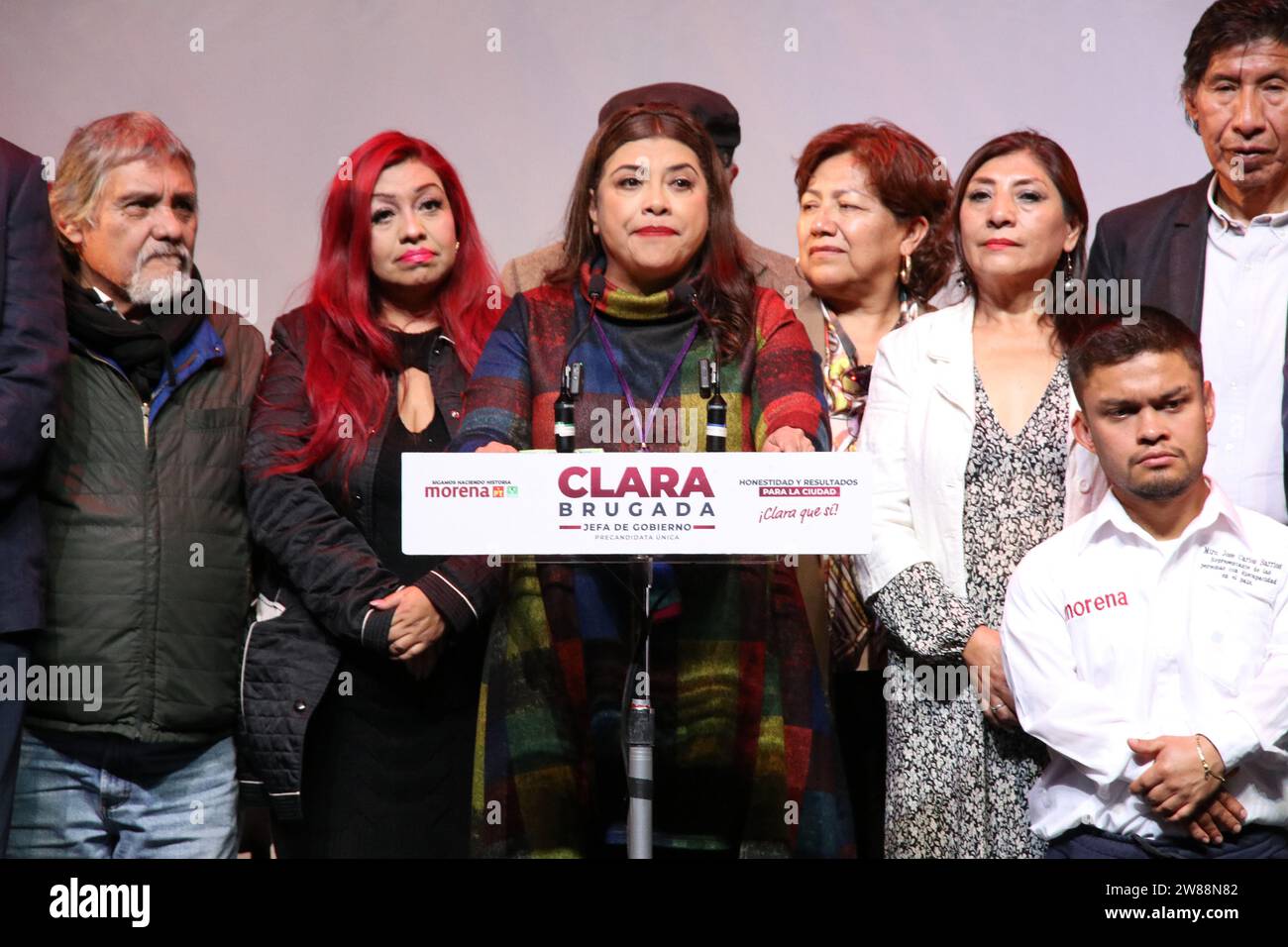 Mexico City, Mexico. 20th Dec, 2023. The Sole Precandidate for Head of ...
