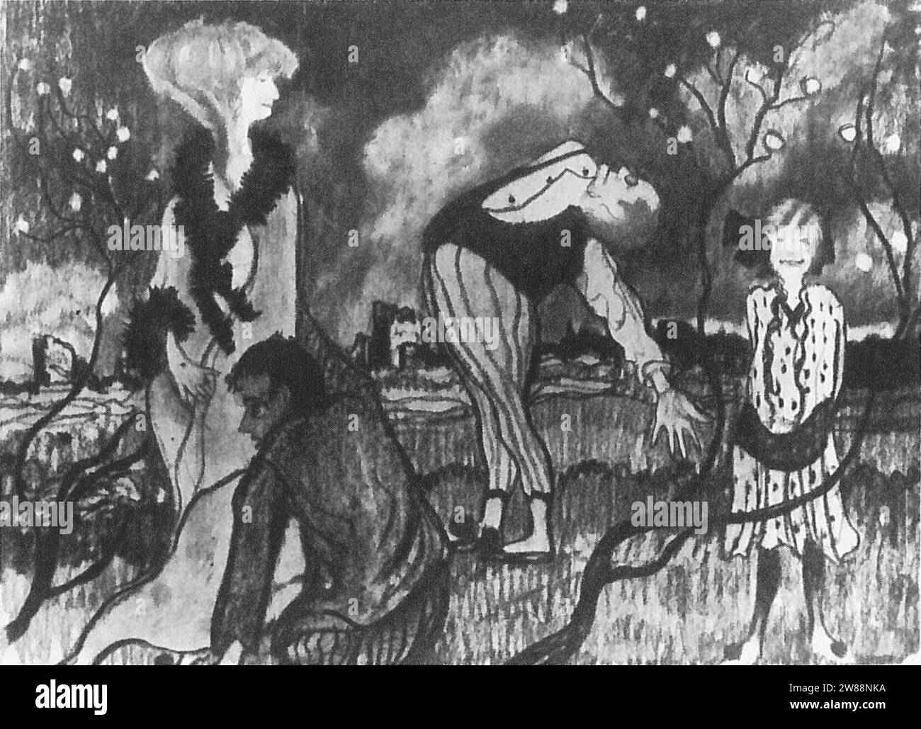 Witkacy - Zaginione obrazy i rysunki - 020 Stock Photo - Alamy