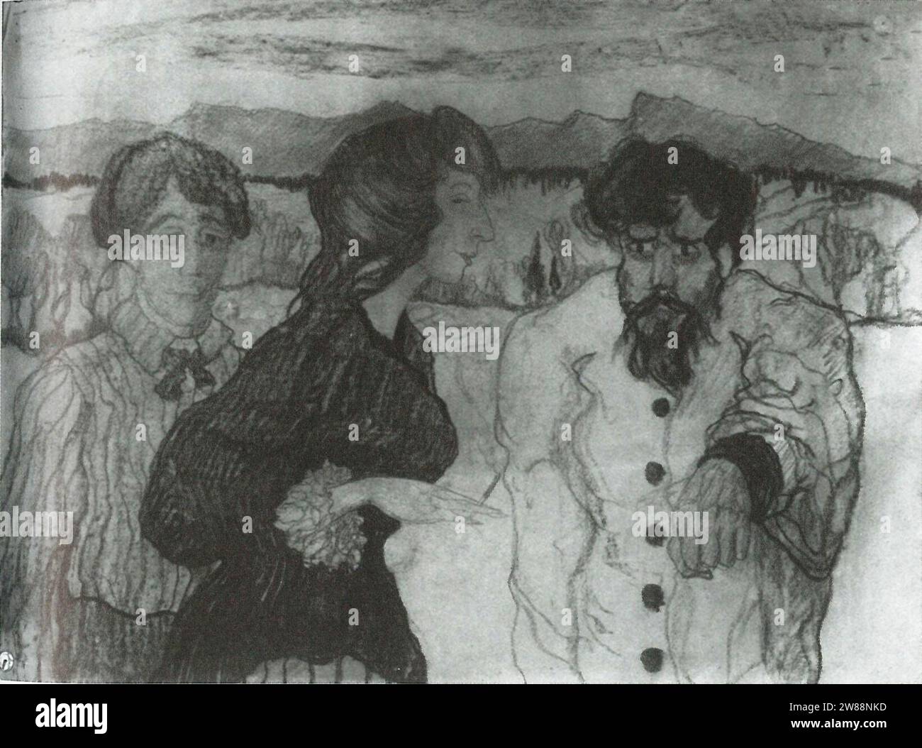 Witkacy - Zaginione obrazy i rysunki - 021 Stock Photo - Alamy