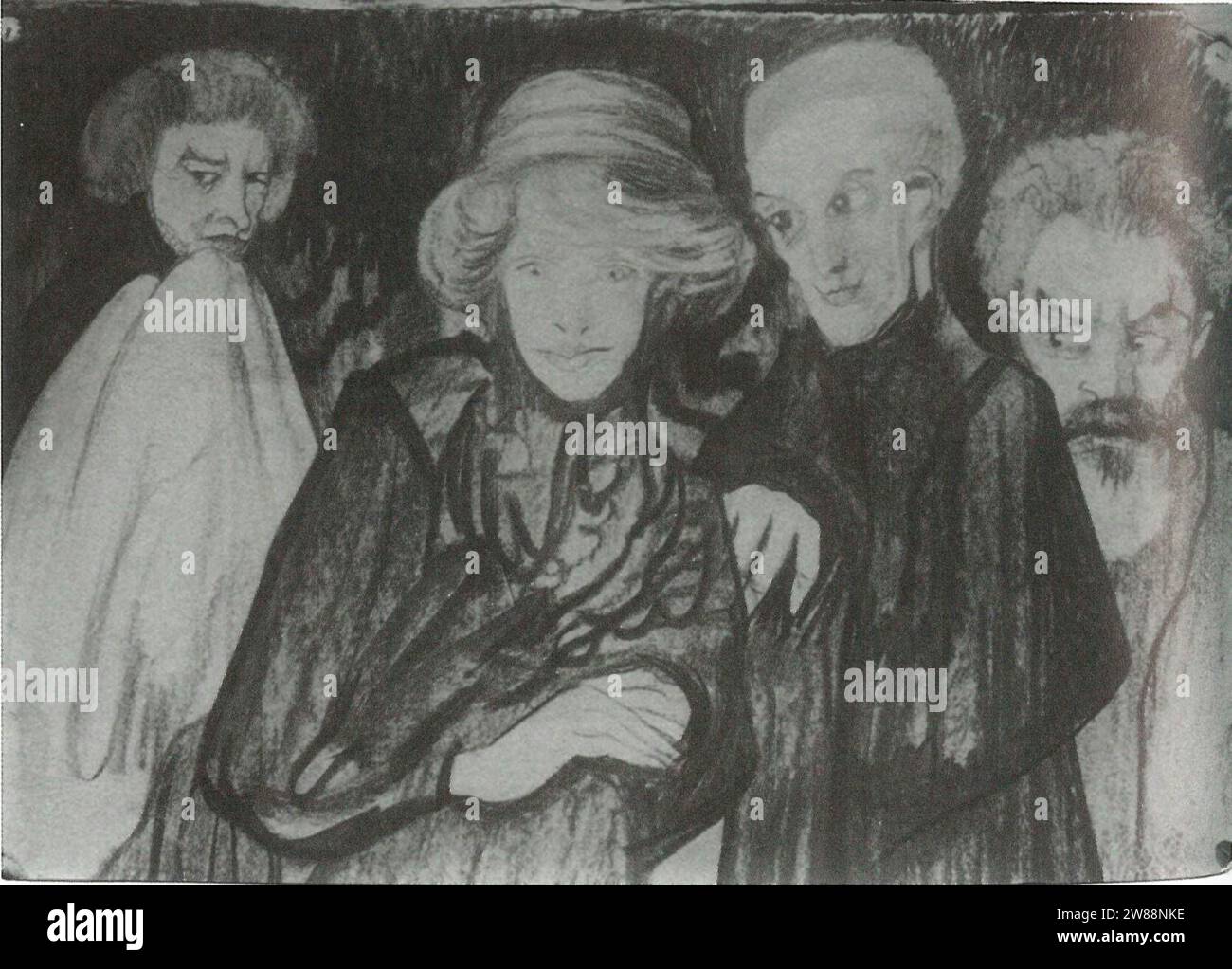 Witkacy - Zaginione obrazy i rysunki - 038 Stock Photo - Alamy