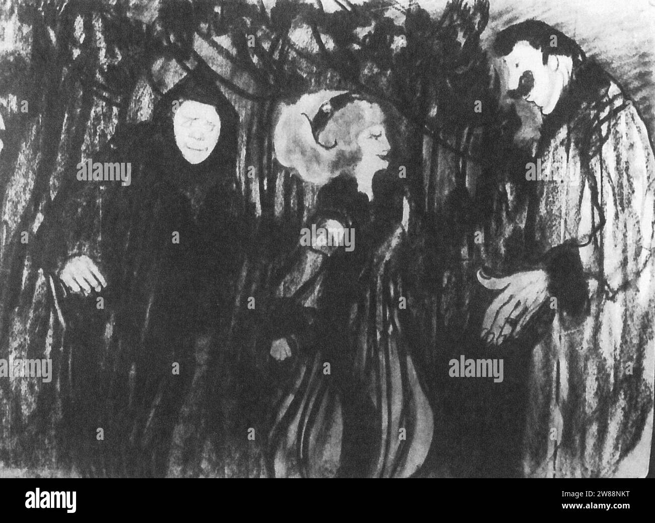 Witkacy - Zaginione obrazy i rysunki - 029 Stock Photo - Alamy