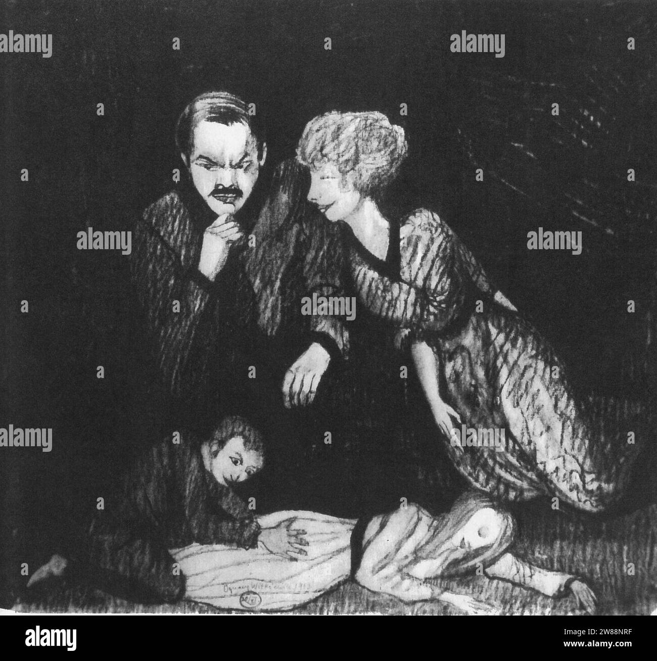 Witkacy - Zaginione obrazy i rysunki - 059 Stock Photo - Alamy