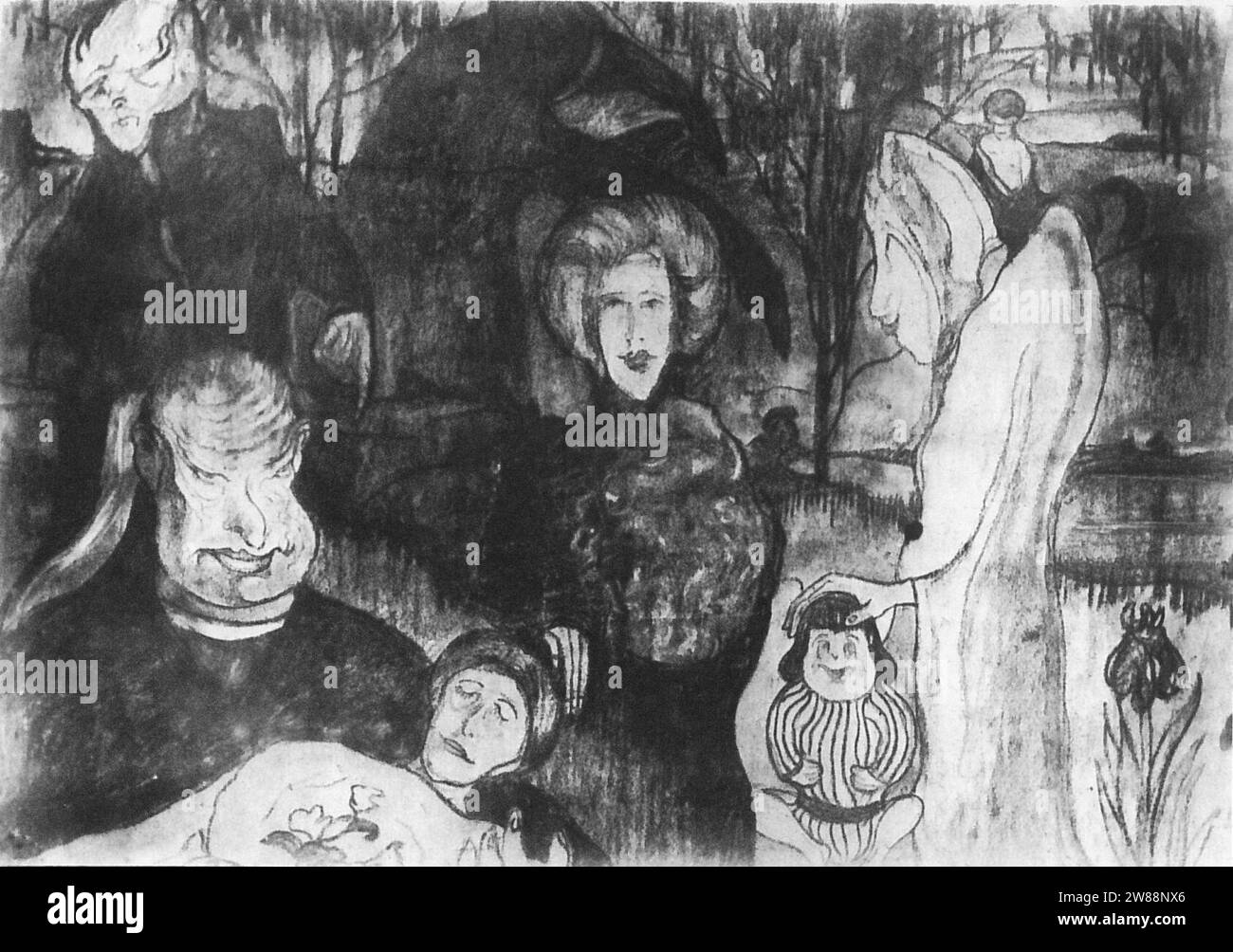 Witkacy - Zaginione obrazy i rysunki - 056 Stock Photo - Alamy