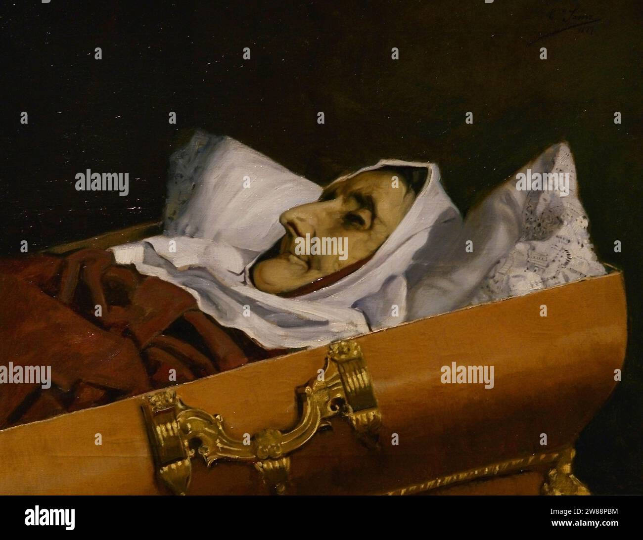 Casimiro Sainz y Saiz (1853-1889). Spanish painter. Last expression of ...