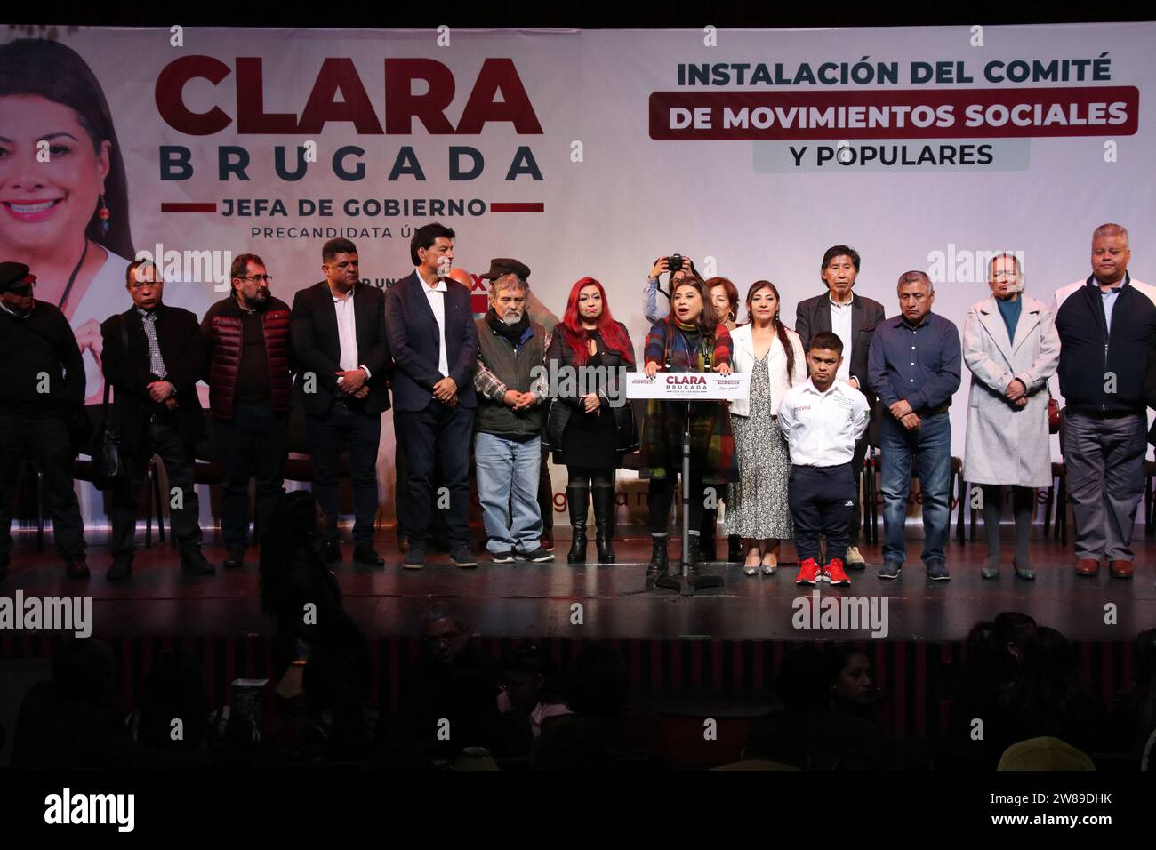 Mexico City, Mexico. 20th Dec, 2023. The Sole Precandidate for Head of ...