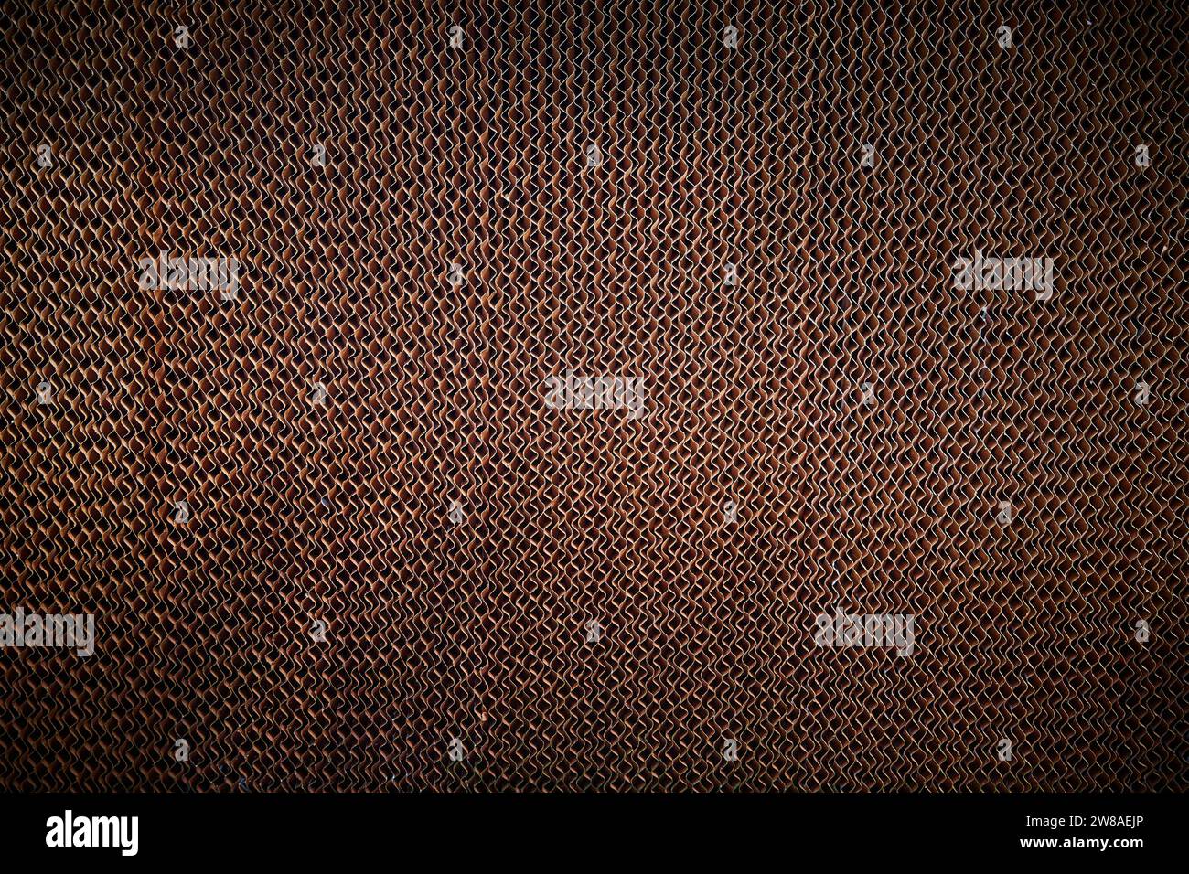 Copper Metal Mesh Texture - Industrial Diamond Pattern Background Stock ...