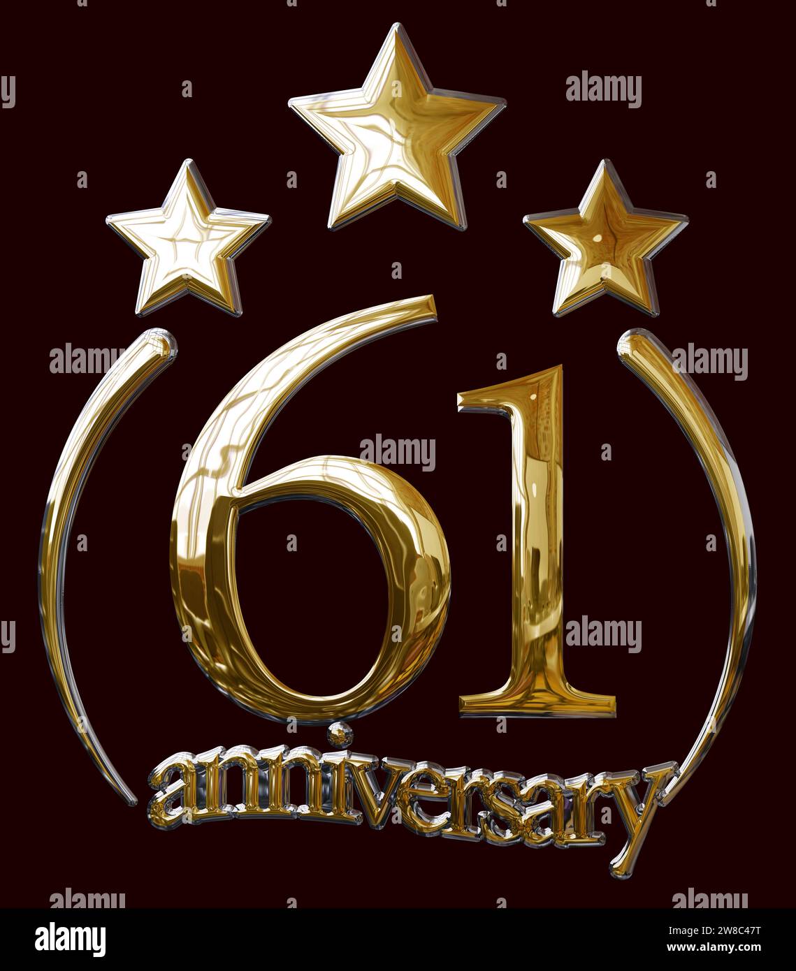 61 years anniversary golden hi-res stock photography and images - Alamy