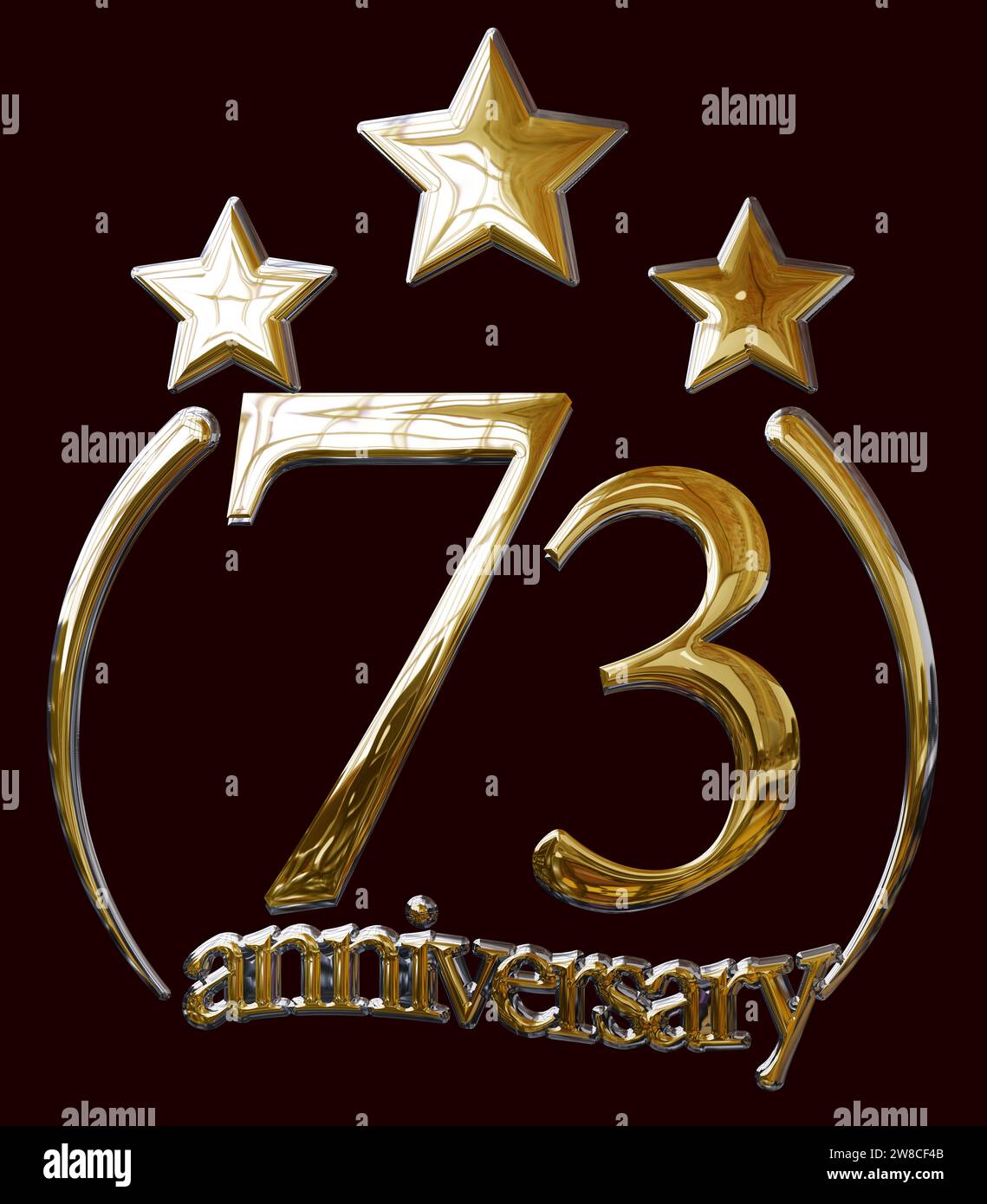 Happy birthday years 73 anniversary of the birthday hi-res stock photography and images - Alamy