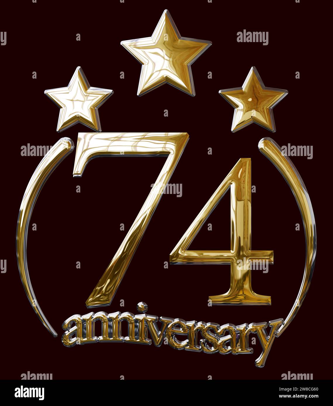 74 anniversary celebration year hi-res stock photography and images - Alamy
