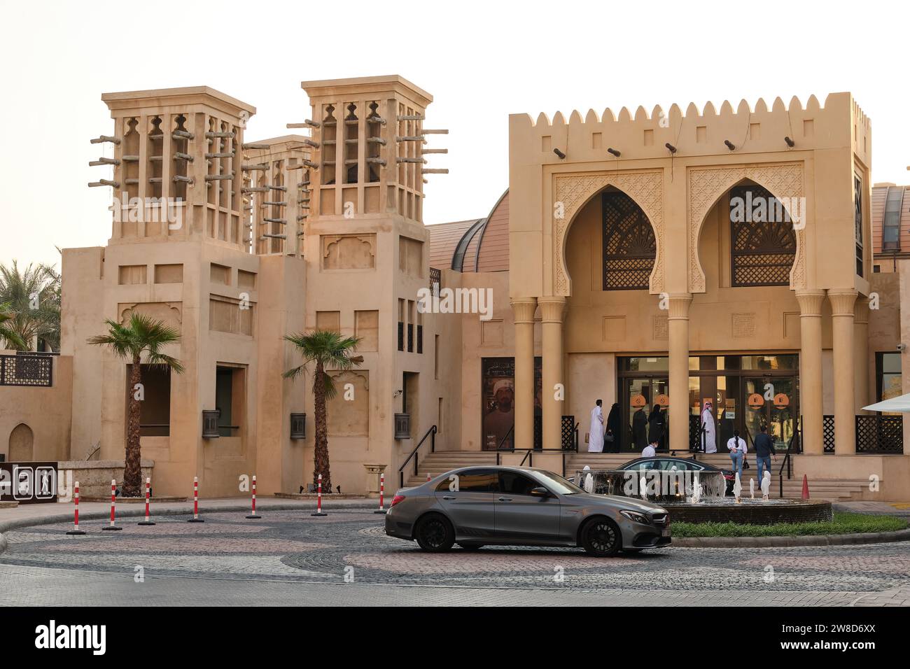The main entrance of Souk Madinat Jumeirah, Dubai, United Arab Emirates ...