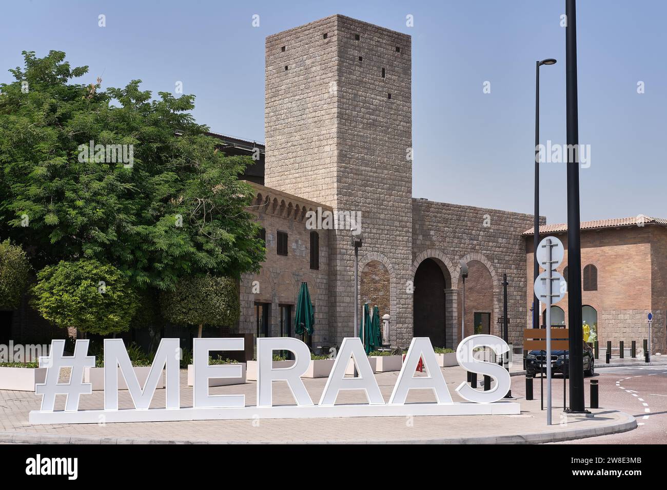The exterior of the Outlet Village shopping mall in Dubai, UAE Stock ...