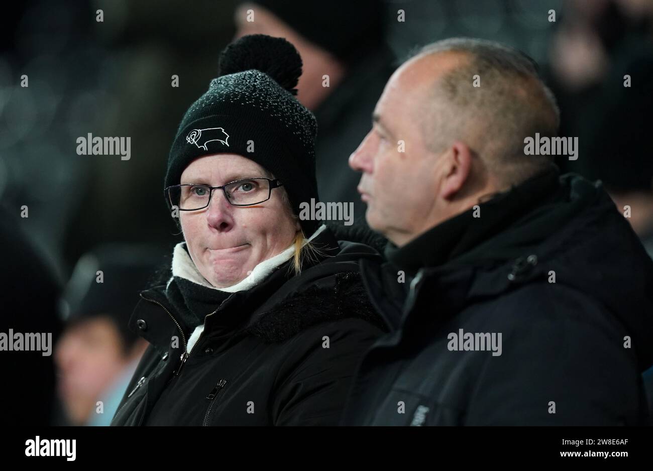 Derby County fanS in the stands before the Sky Bet League One match at ...