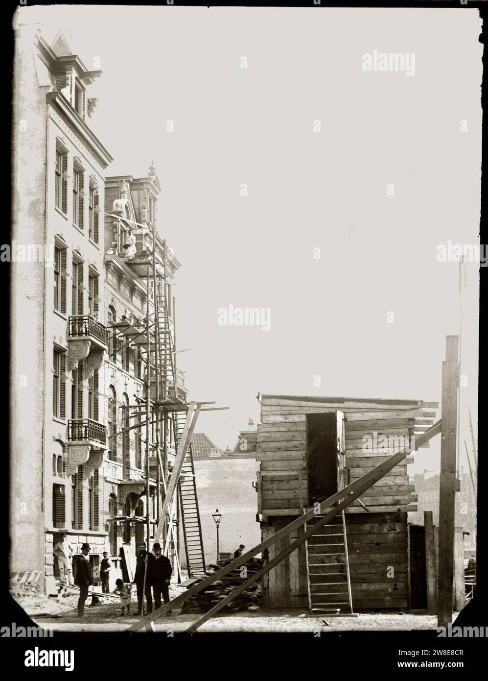 Witsenkade (Nicolaas) 27, 28, 29 (vlnr) Jacob Olie (max res Stock Photo ...