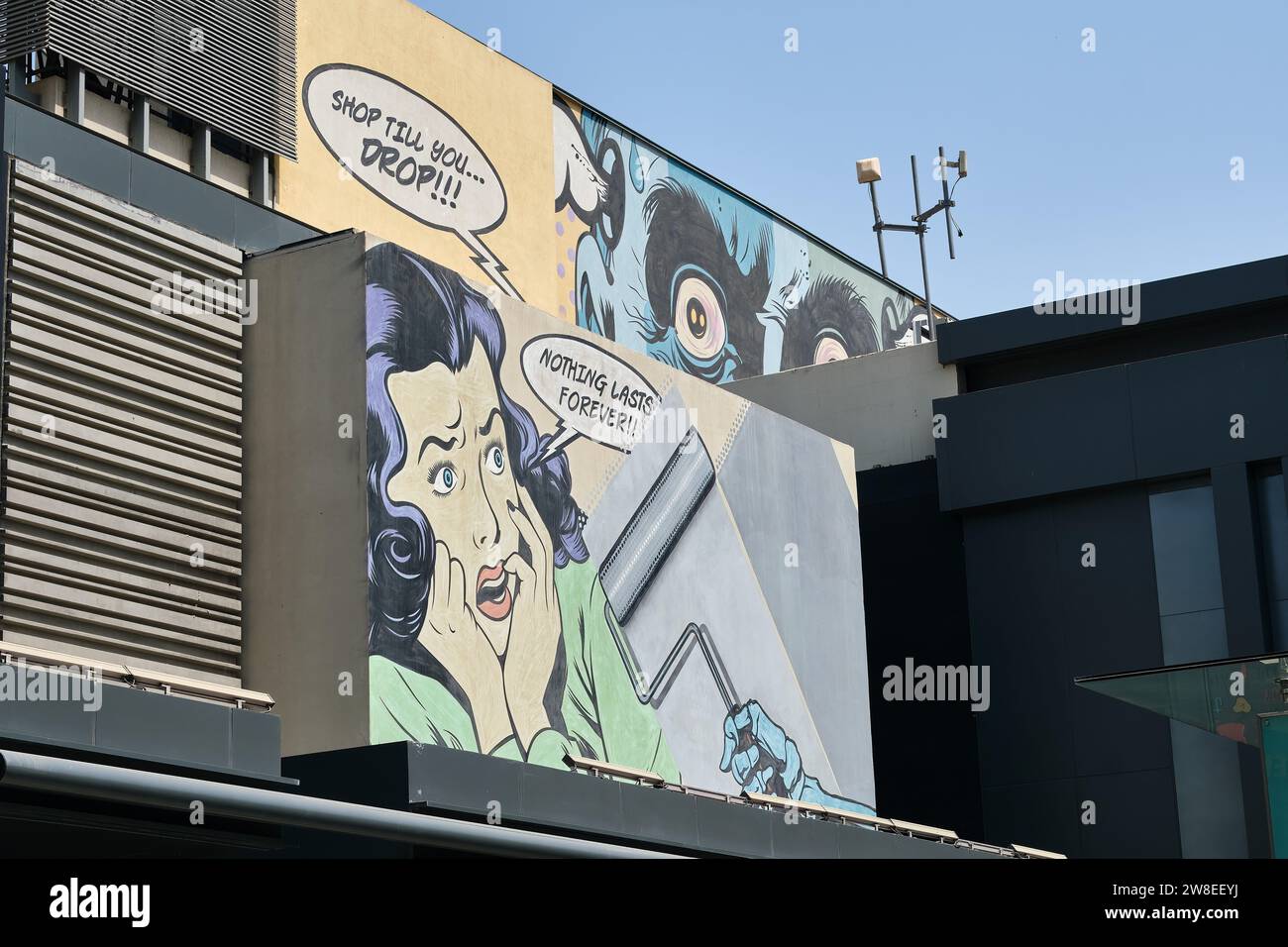 Shop ’til you Drop and Nothing Lasts Forever by D*FACE at d3, Dubai ...