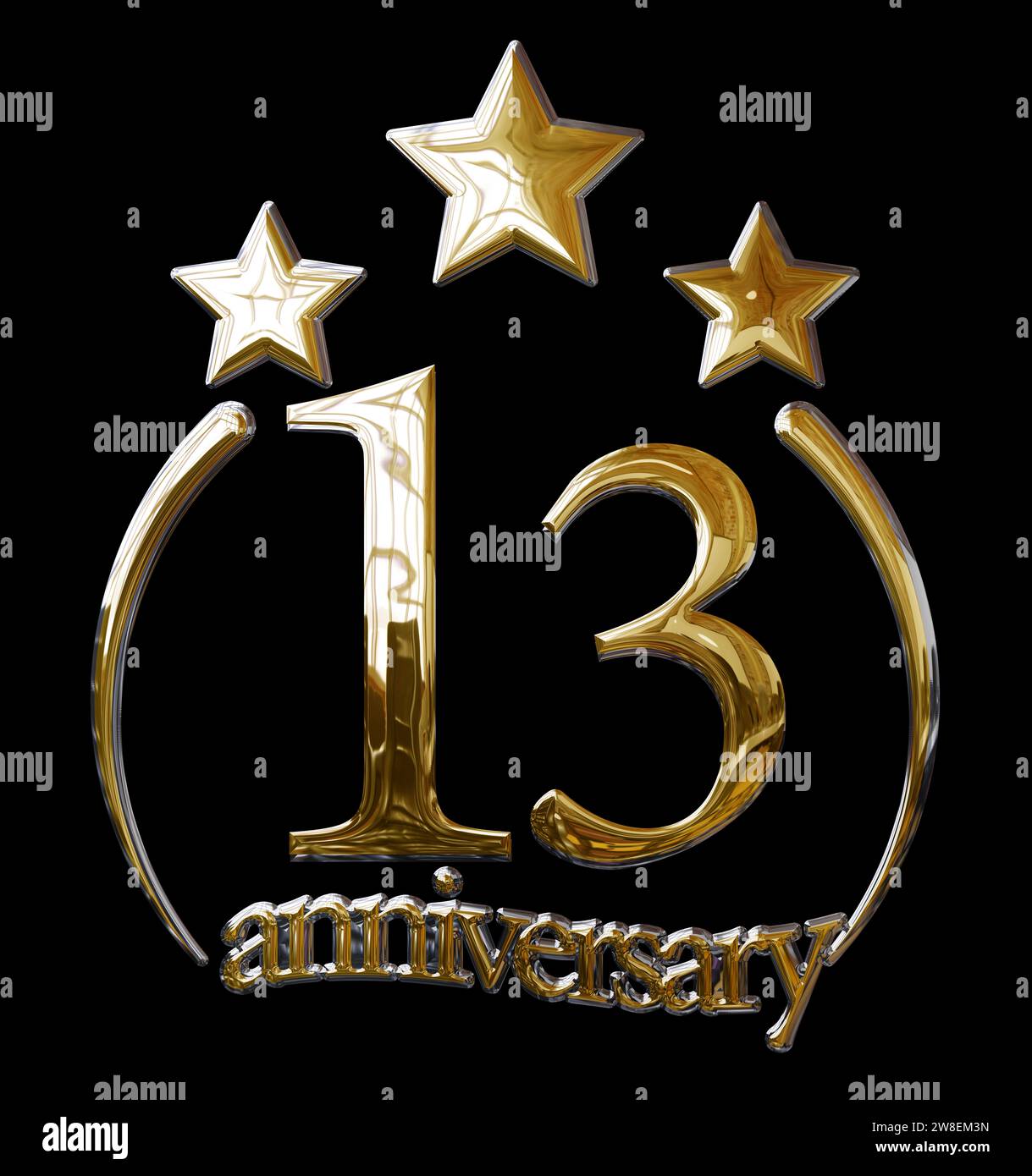 13 years anniversary golden hi-res stock photography and images - Alamy