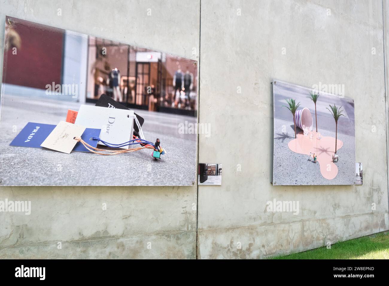 Branded and Oasis miniature installation art photography by Slinkachu ...