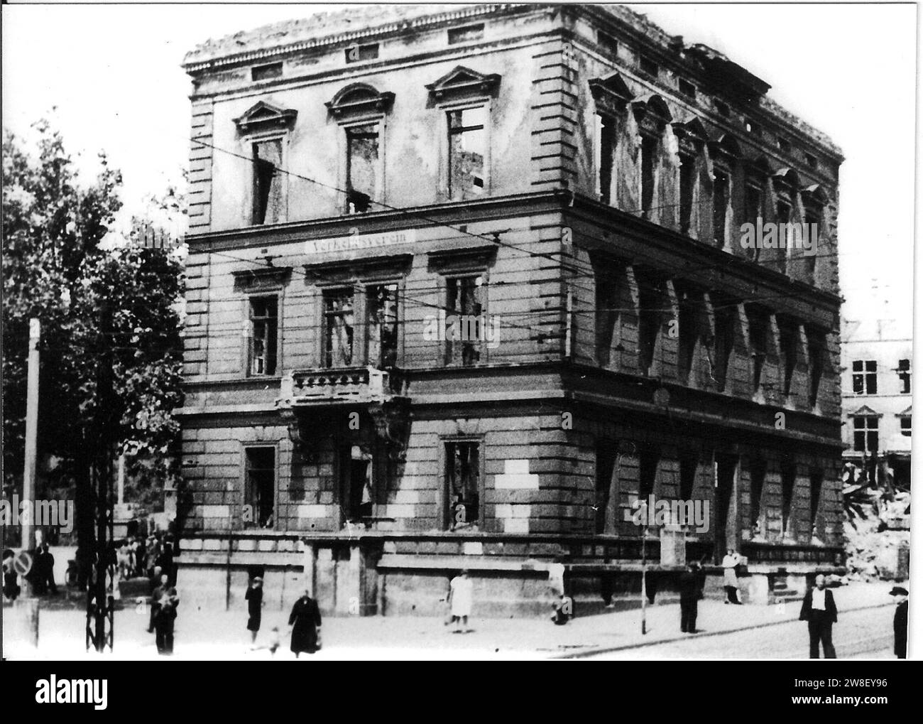 Witten altes Rathaus 1945 Stock Photo - Alamy