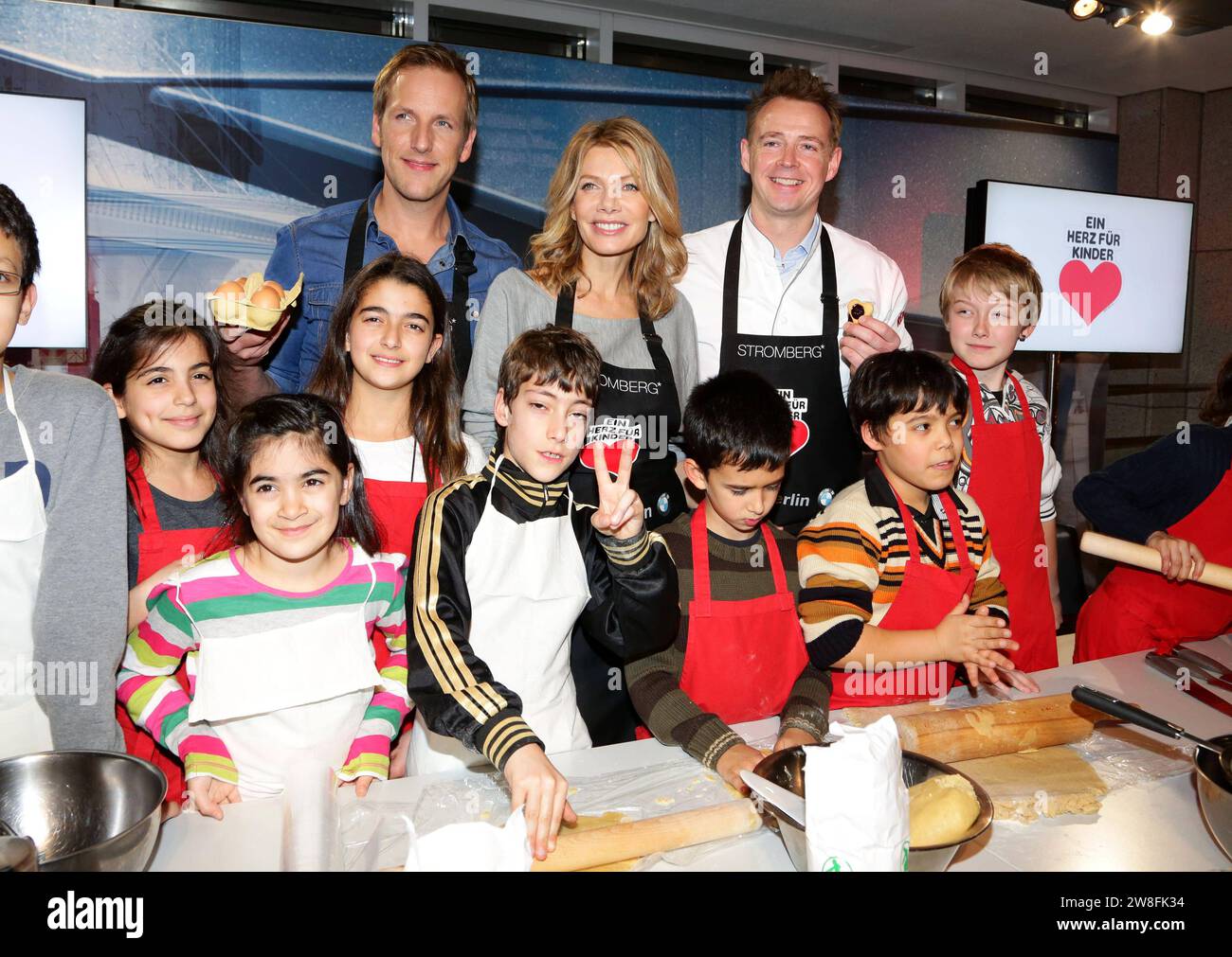 Jan Hahn Ursula Karven Holger Stromberg - BMW Promi Backen - Berlin ...