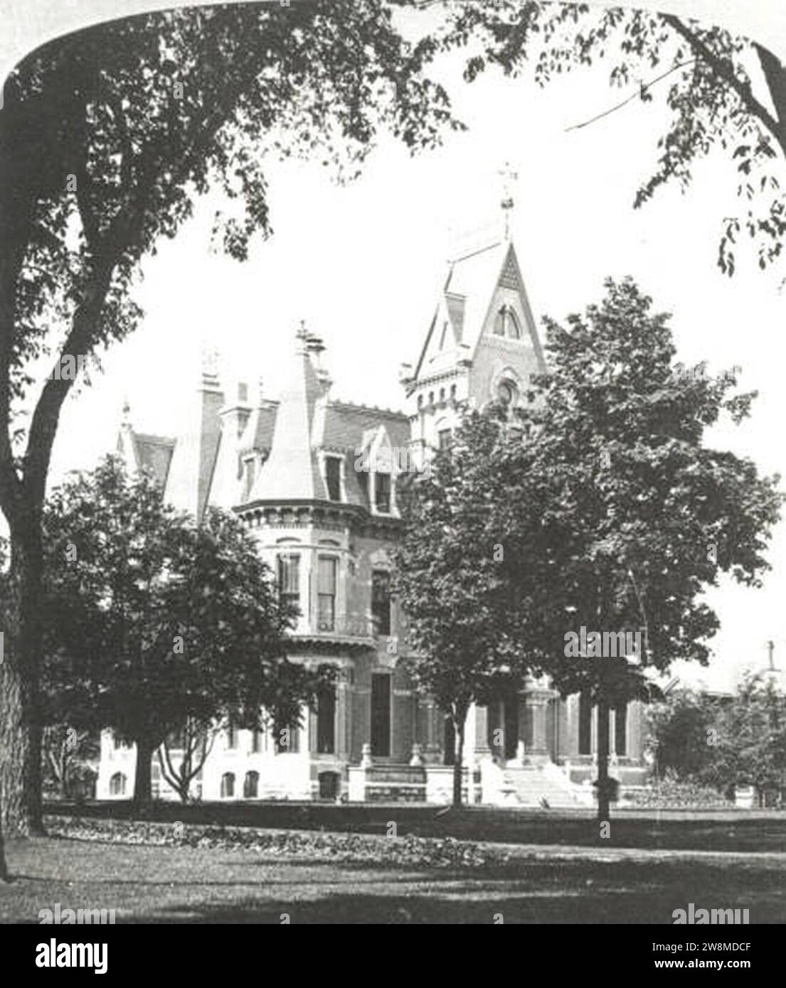 Wm Plankinton house 1895 Stock Photo - Alamy