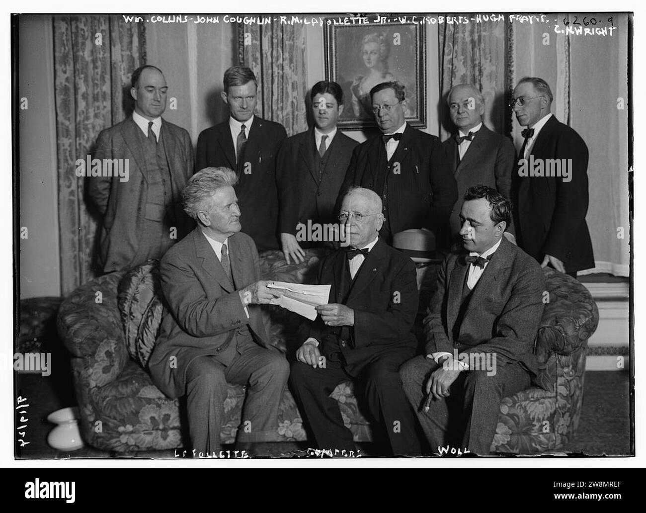 Wm. Collins, John Coughlin, R.M. LaFollette Jr., W.C. Roberts, Hugh ...