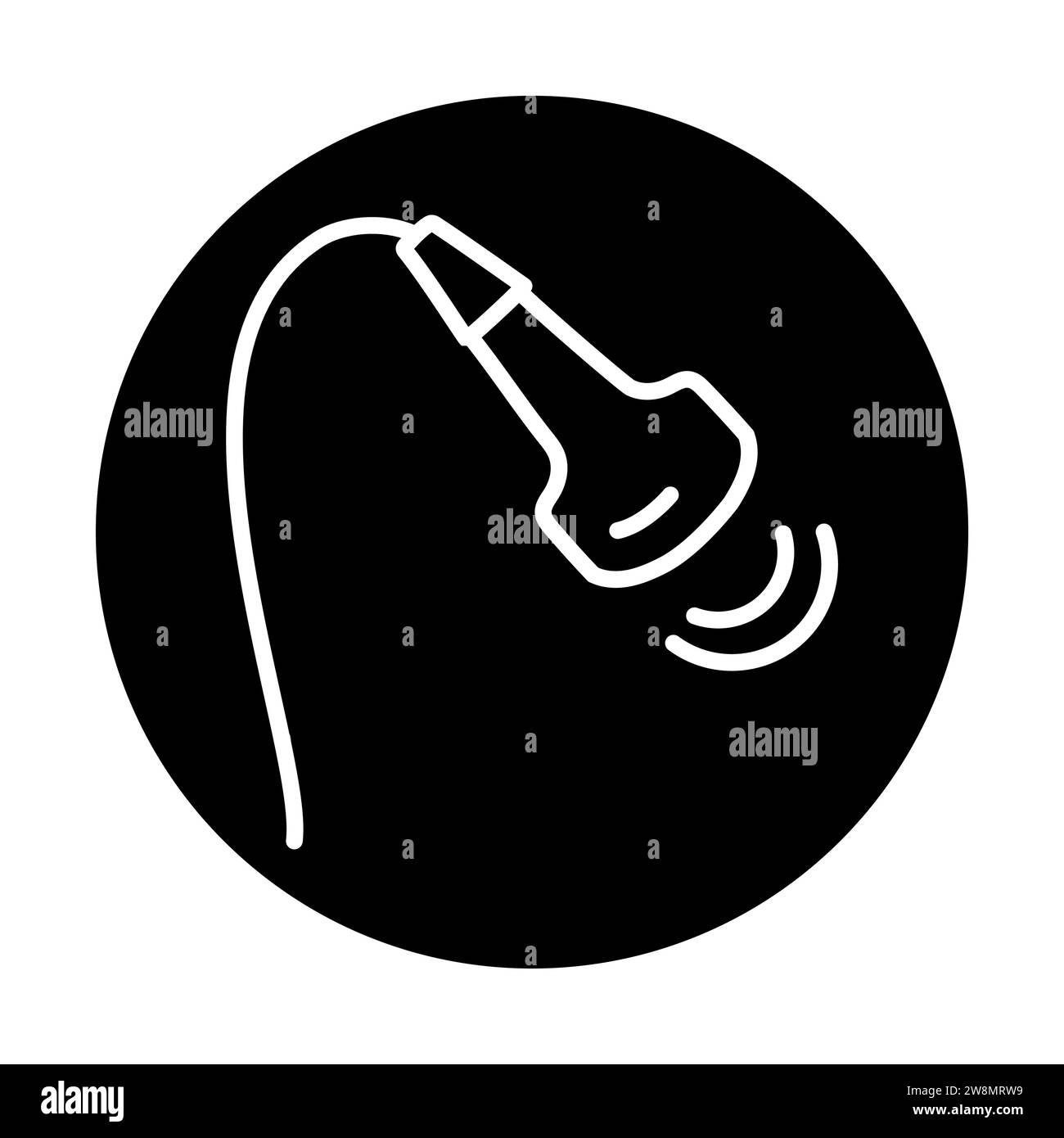 Ultrasound device black line illustration Stock Vector Image & Art - Alamy