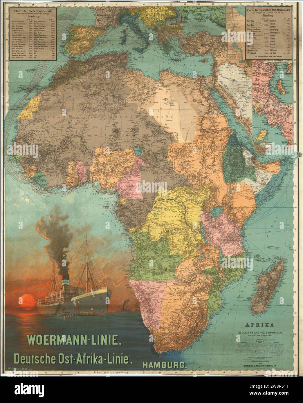 Woermann linie deutsche ost hi-res stock photography and images - Alamy