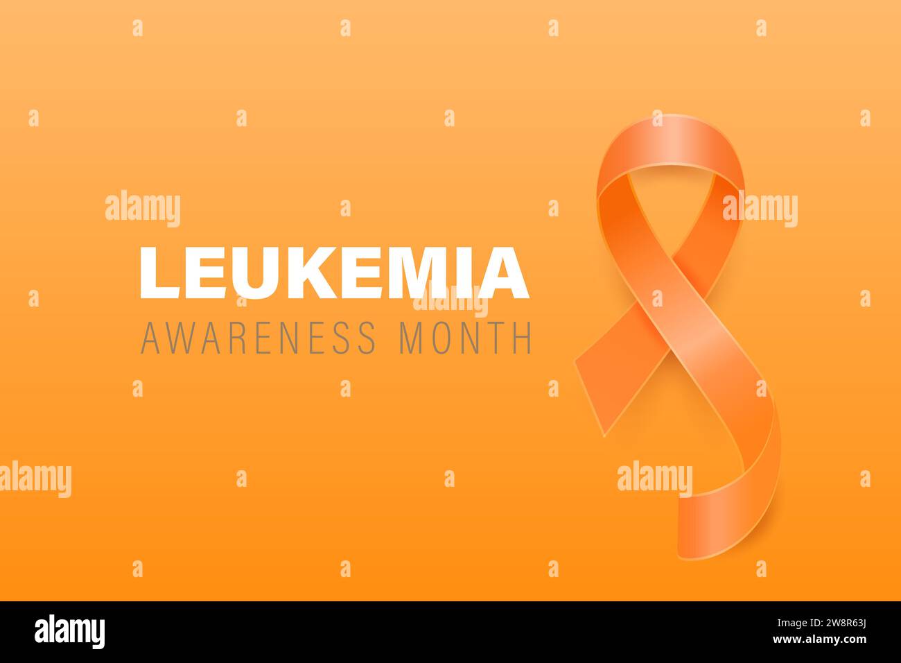 Leukemia, Blood Cancer Banner, Card, Placard with Vector 3d Realistic ...