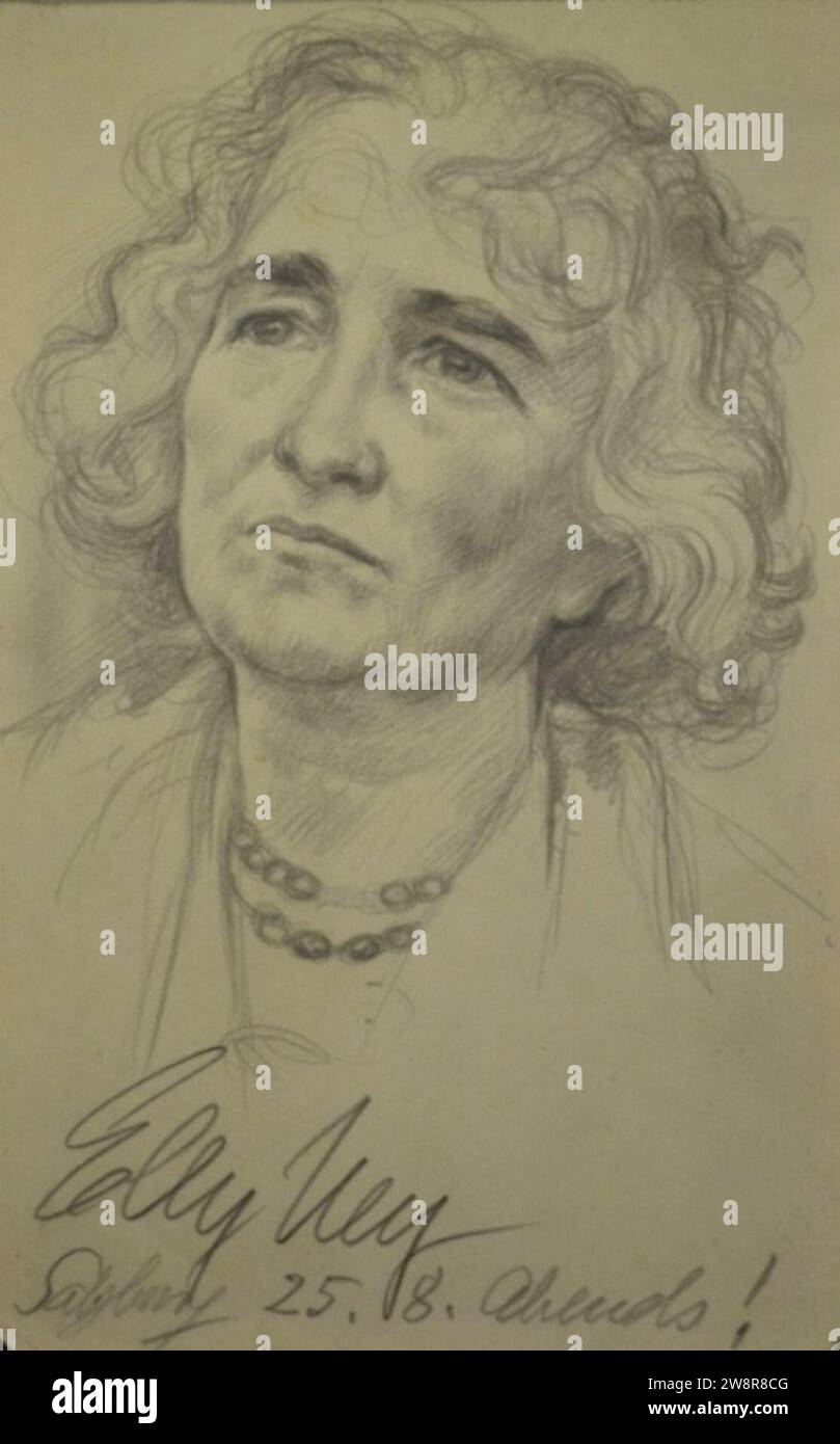 Wolfgang Willrich - Porträt Elly Ney, 1940er Jahre Stock Photo - Alamy