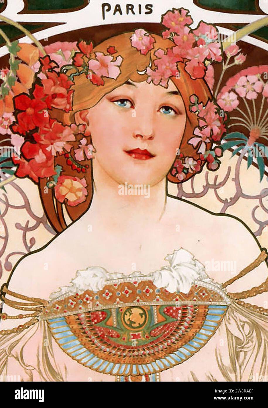 Alfons mucha f champenois hi-res stock photography and images - Alamy