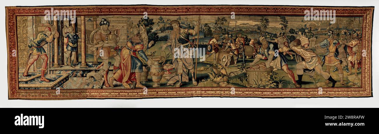 The meeting of Abraham and Melchizedek, Willem Andriesz. de Raet, c ...