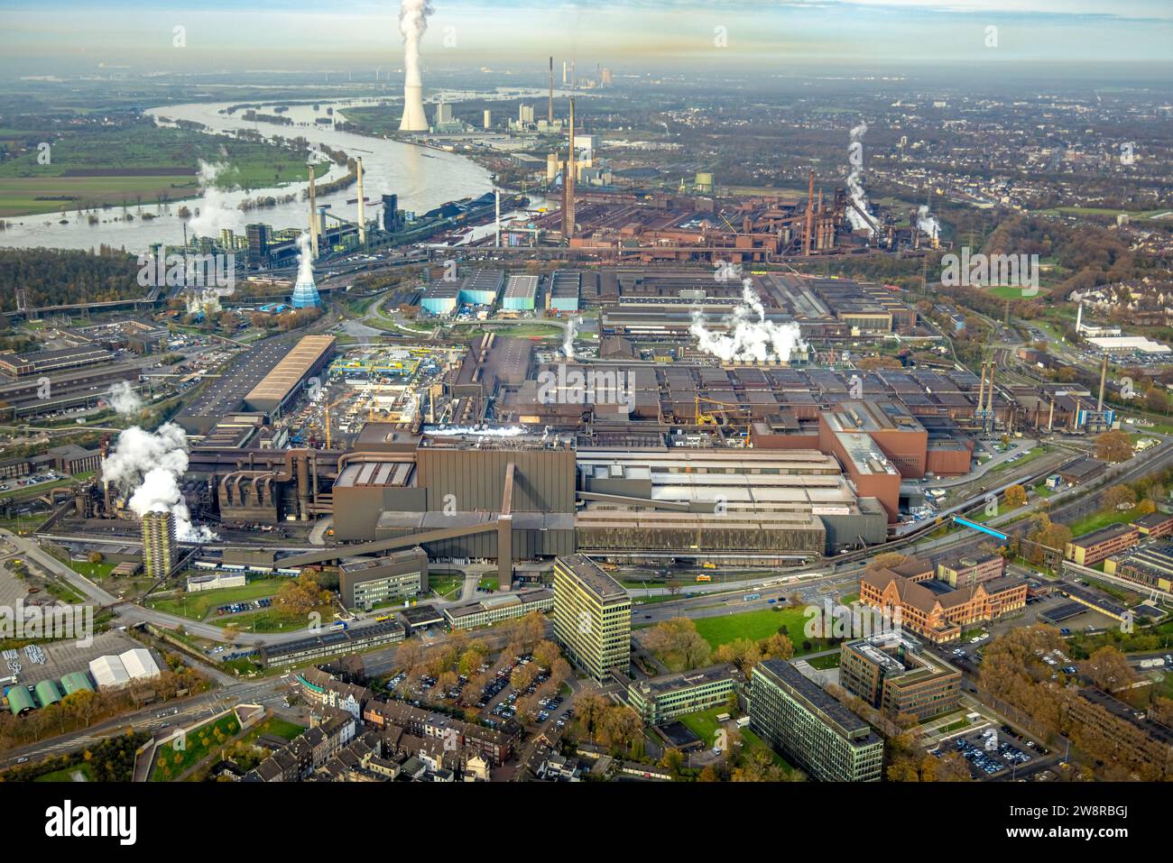 Schwelgern factory port hi-res stock photography and images - Alamy