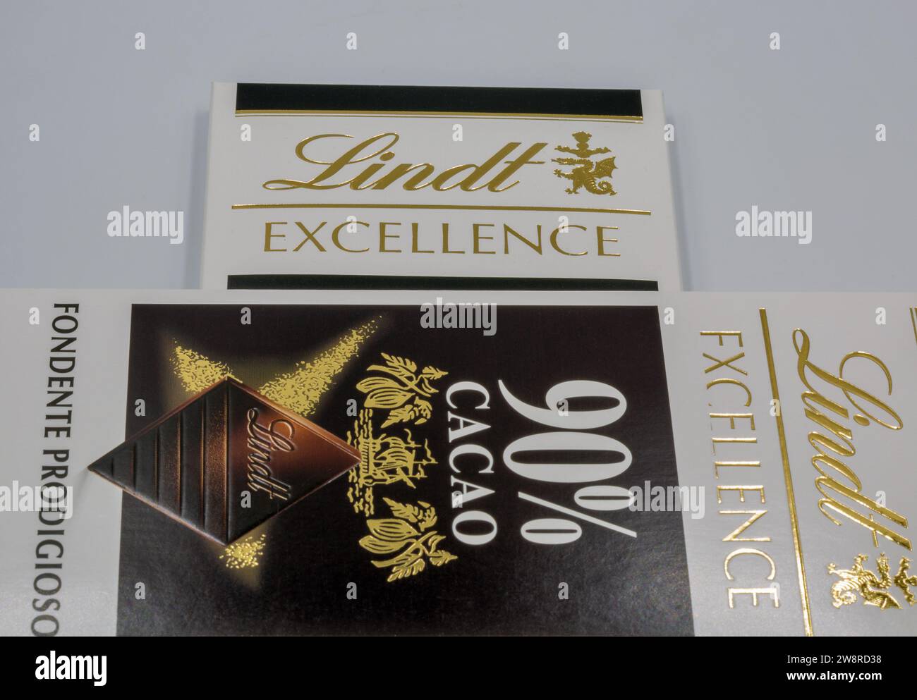 Kyiv, Ukraine - February 23, 2022: Studio shoot of Lindt Excellence ...