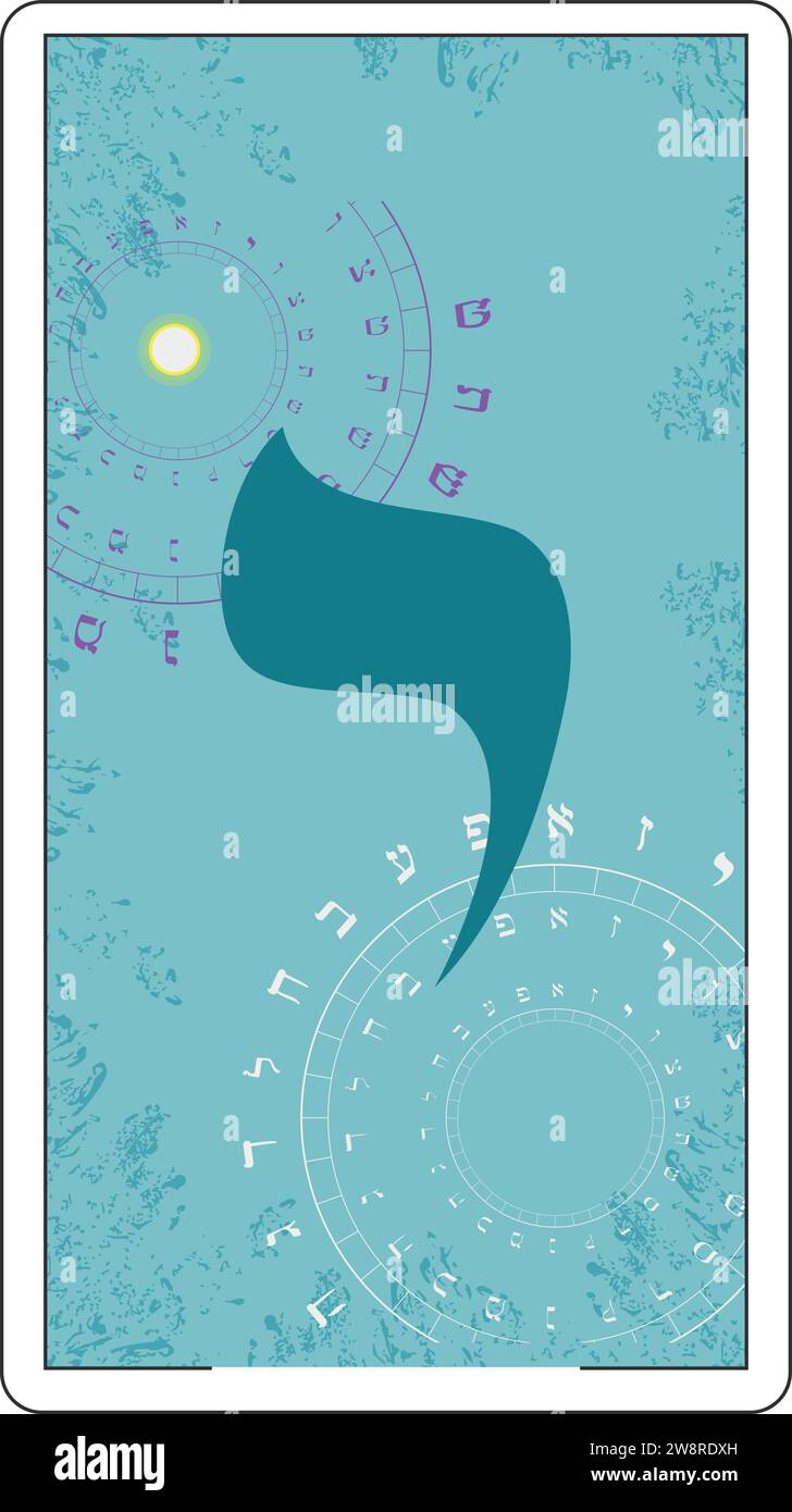 Hebrew letter yod hi-res stock photography and images - Alamy