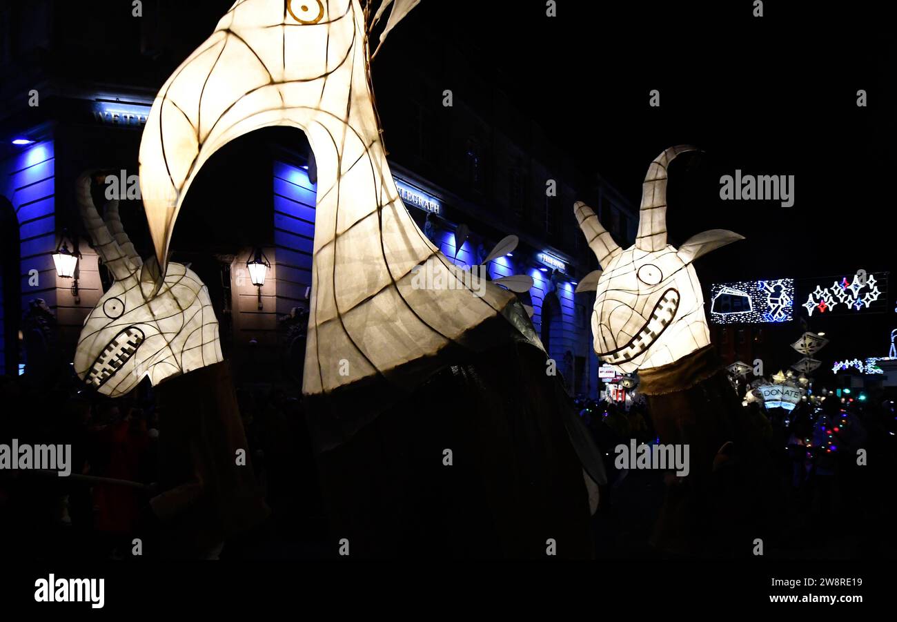 Burning the clocks on the winter solstice hi-res stock photography and ...