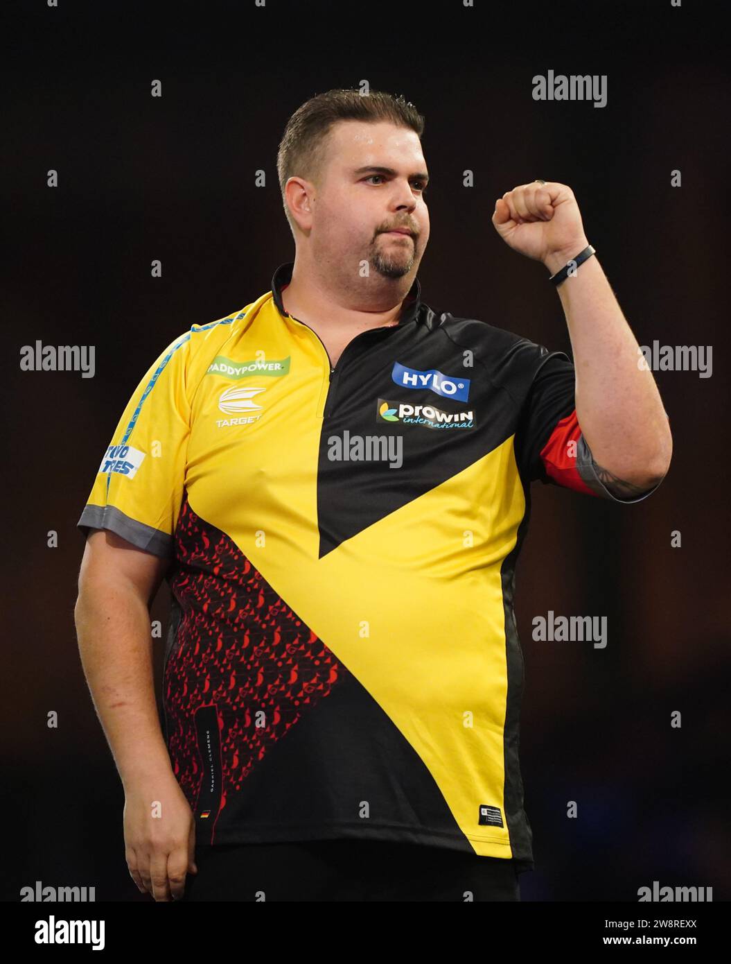 Gabriel Clemens in action against Man Lok Leung (not pictured) on day ...