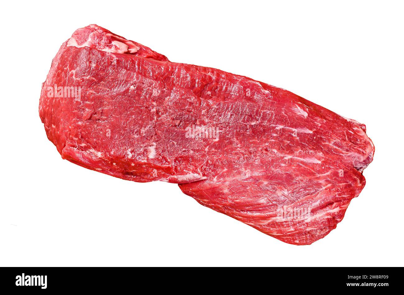 Whole Raw fillet Tenderloin beef meat for steaks. Isolated on white ...