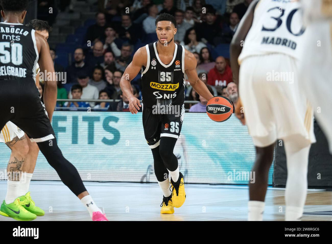 Madrid, Spain. 21st Dec, 2023. PJ Dozier of Partizan Mozzart Bet ...