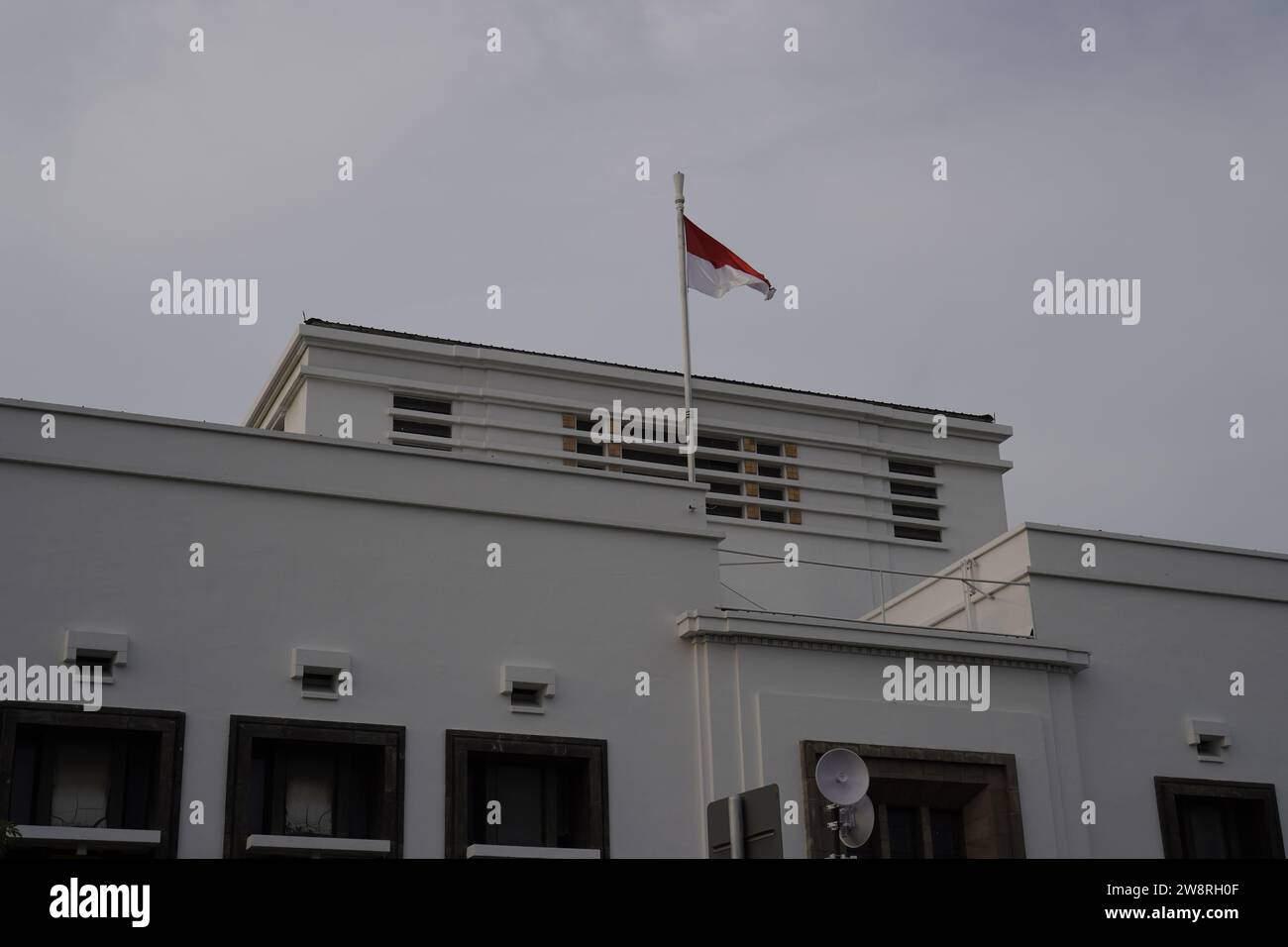 looks beautiful from a banking building with a classic design Stock ...