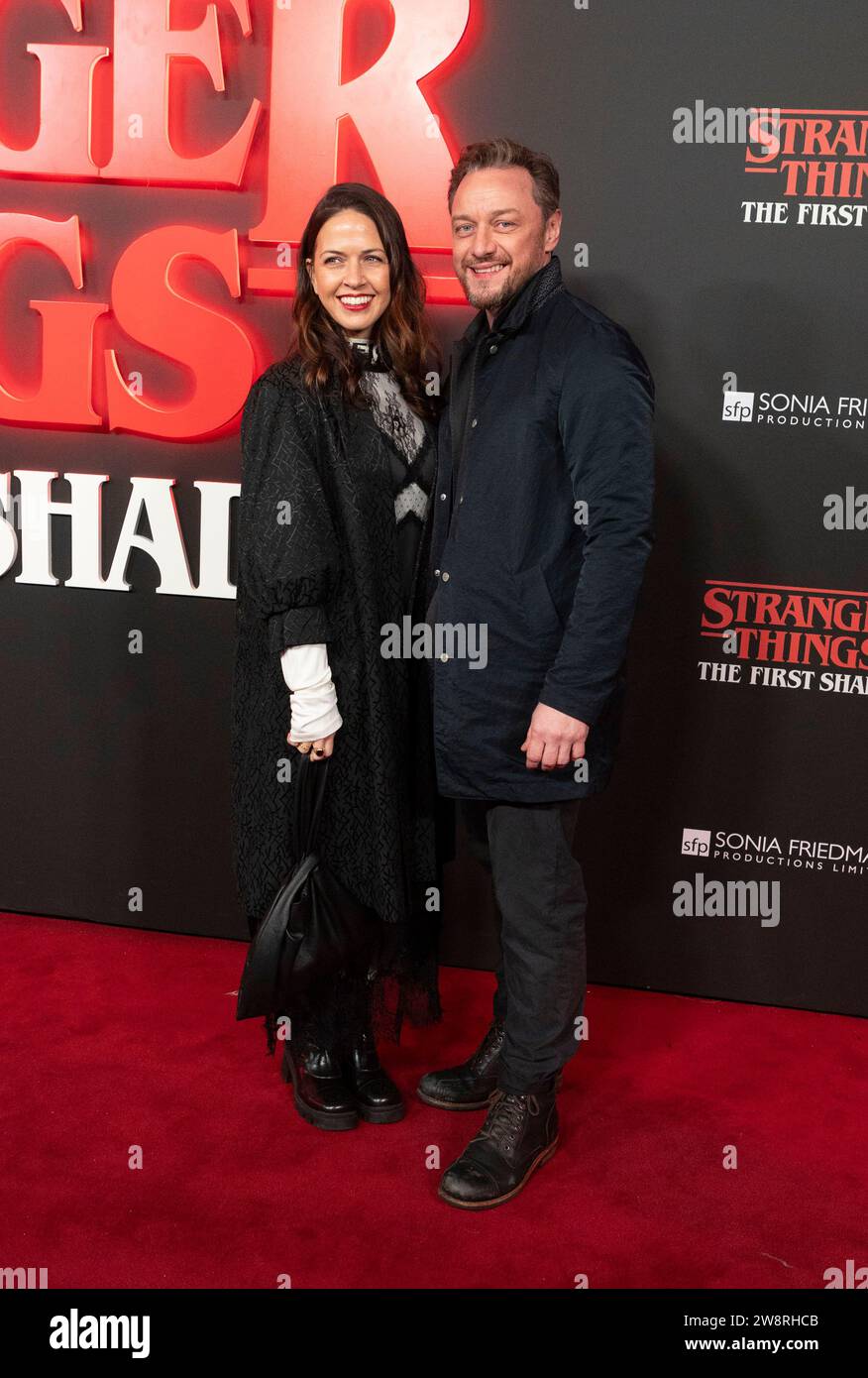 Lisa Liberati and James McAvoy attends the "Stranger Things: The First ...