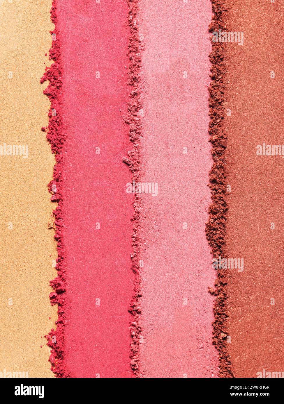 Range of eyeshadow texture composition. Full frame. Cosmetic product ...