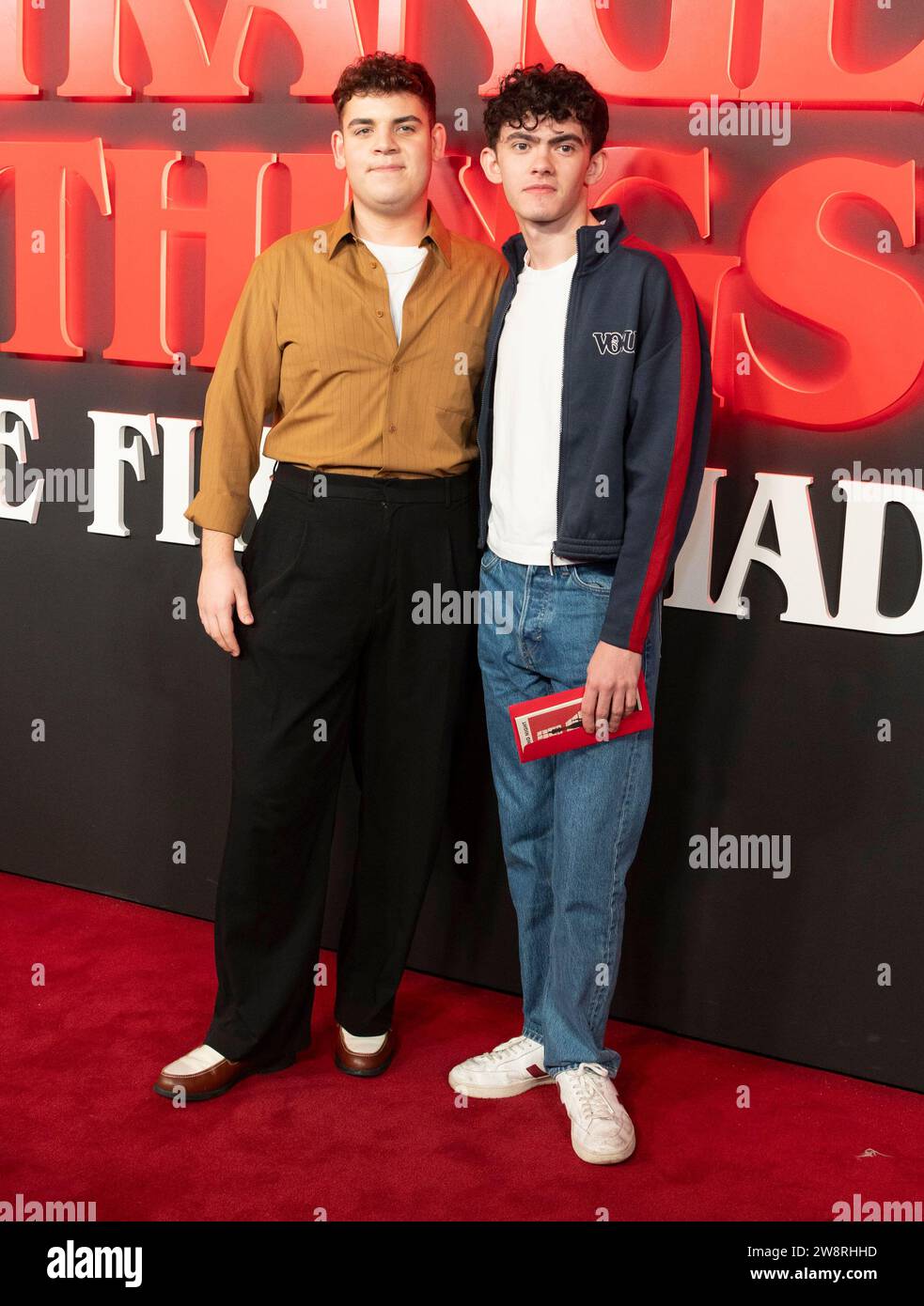 Tobie Donovan and Joe Locke attends the "Stranger Things: The First ...