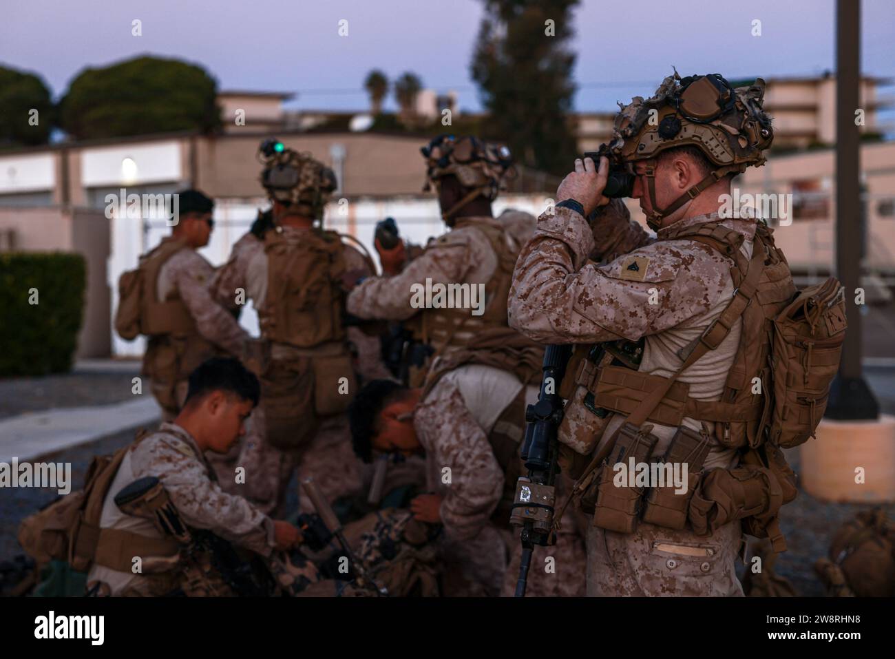 U.S. Marines assigned to Light Armored Reconnaissance Company ...