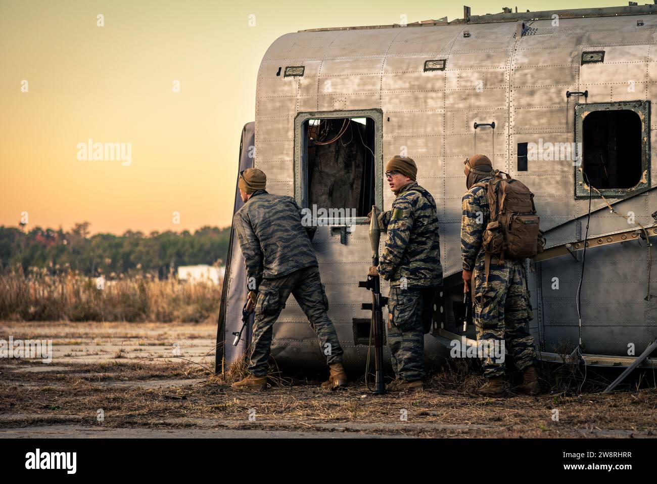 U.S. Marines with 3rd Battalion 2nd Marine Regiment take cover during ...