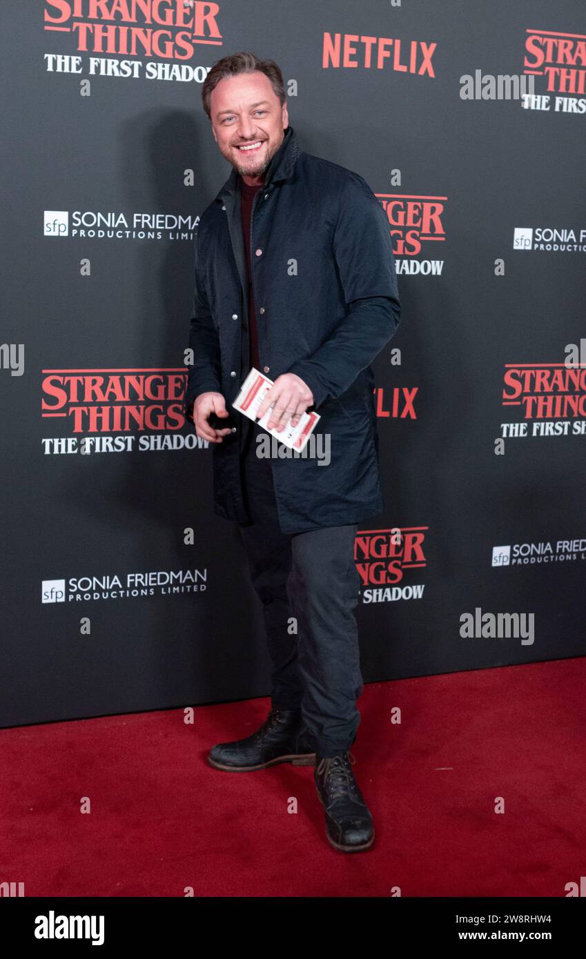 James McAvoy attends the "Stranger Things: The First Shadow" World ...