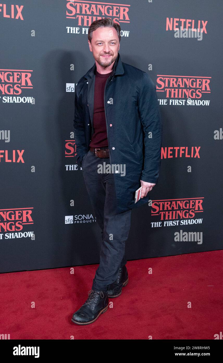 James McAvoy attends the "Stranger Things: The First Shadow" World ...