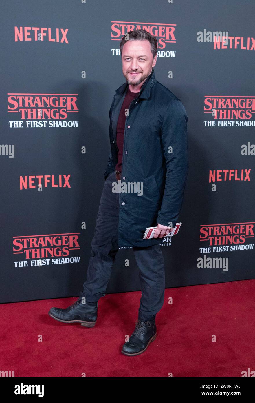 James McAvoy attends the "Stranger Things: The First Shadow" World ...