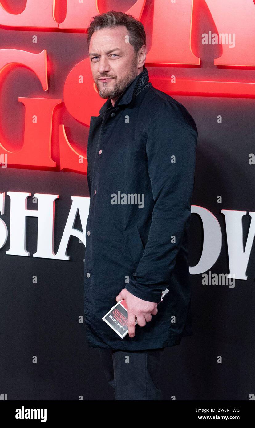 James McAvoy attends the "Stranger Things: The First Shadow" World ...